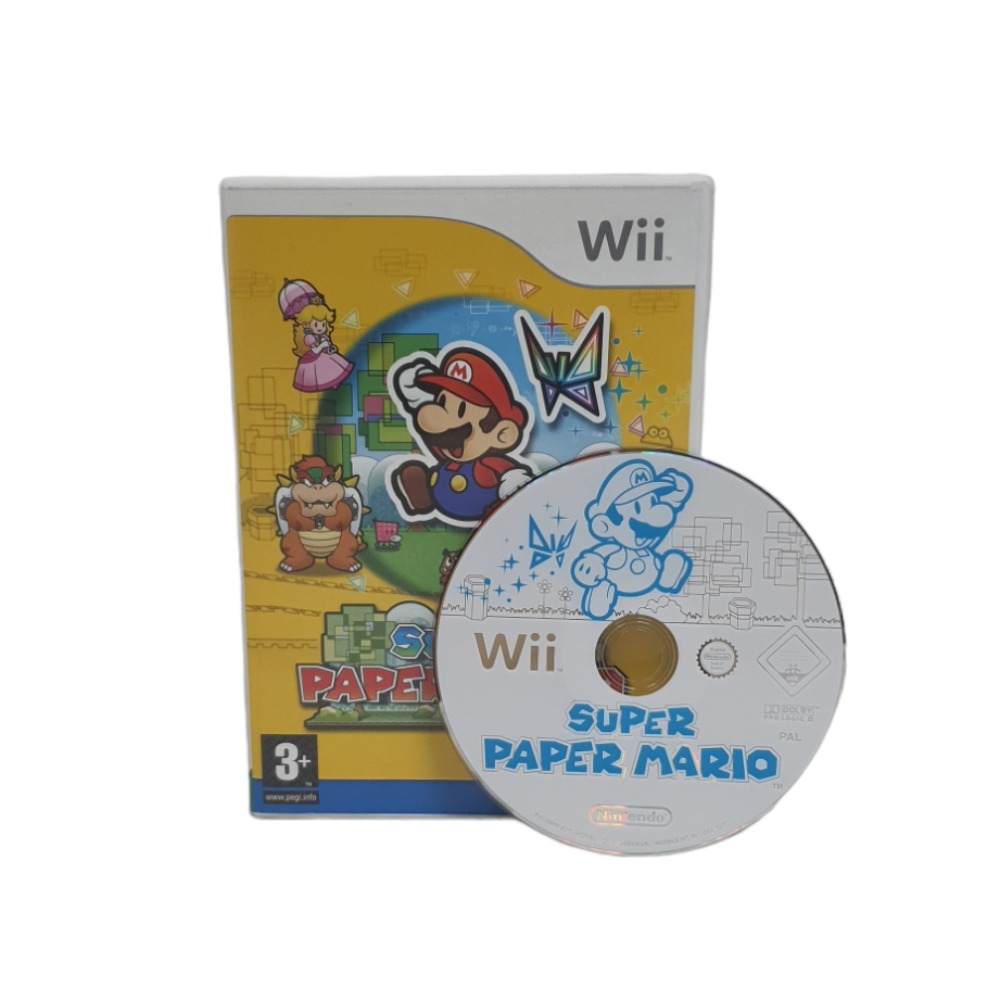 Pre-owned Super Paper Mario Wii Game - Own4Less